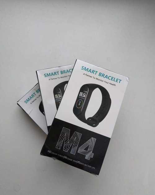 Фитнес-браслет Smart bracelet M4 новый + ремешок