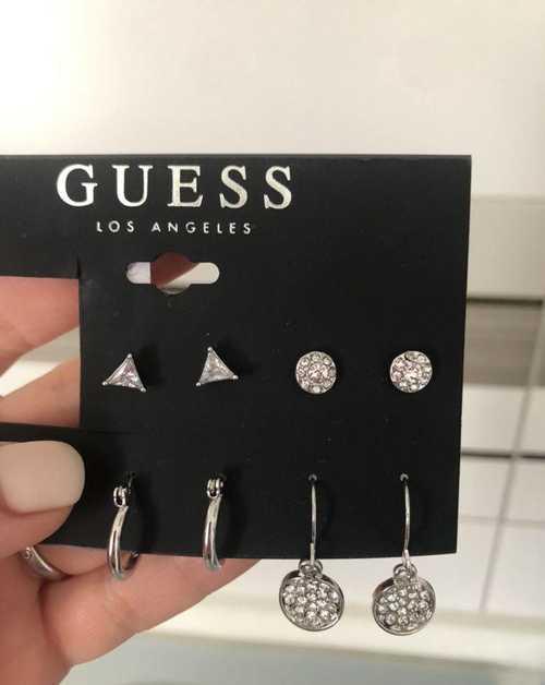 Серьги Guess новые