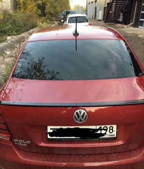 Оригинальный лип спойлер volkswagen polo GT