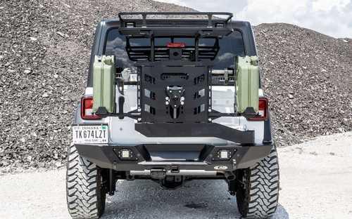 Бампер задний с калиткой LoD Jeep Wrangler