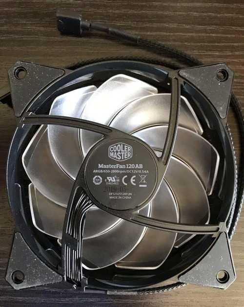 Вентилятор CoolerMaster MasterFan 120AB argb