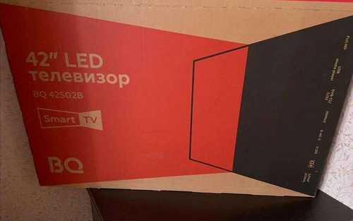 Новый телевизор BQ smart TV 42 дюйма (109 см )