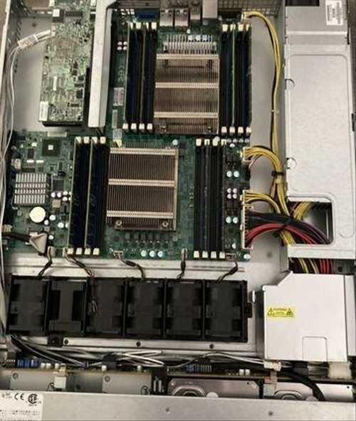Сервер SuperMicro 6017R-NTF, E5 2660,lsi, ssd