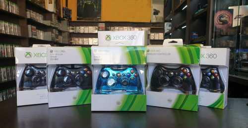 Джостик XBox360 blue metal