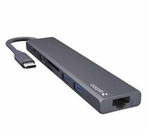 USB-концентратор Deppa USB Type-C 7 в 1