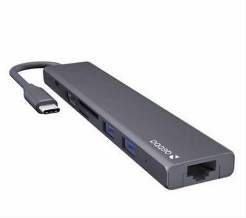 USB-концентратор Deppa USB Type-C 7 в 1