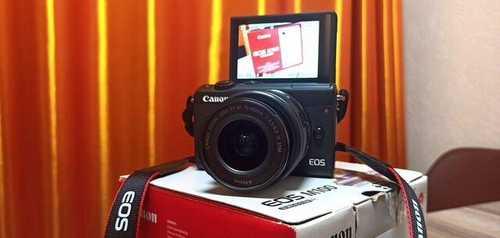 Canon EOS M100 15-45 KIT в идеале + подарок и допы