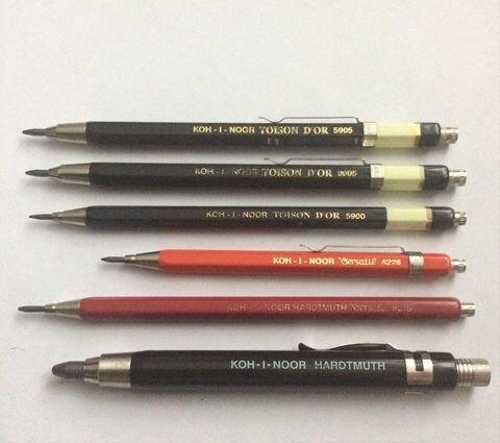 KOH-I-noor карандаши пастельные, угольные, цанговы