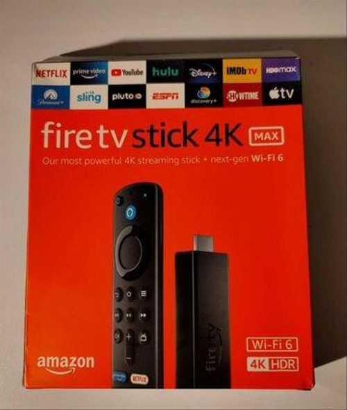 Amazon Fire TV Stick 4K MAX тв бокс стик