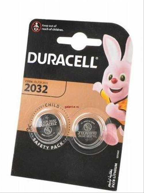 Батарейка Duracell CR2032, 2025, 2016
