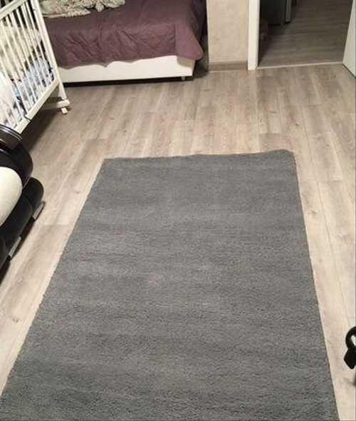 Палас ковёр IKEA светло серый