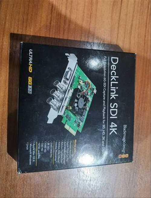 Карта видеозахвата Blackmagic decklink SDI 4k