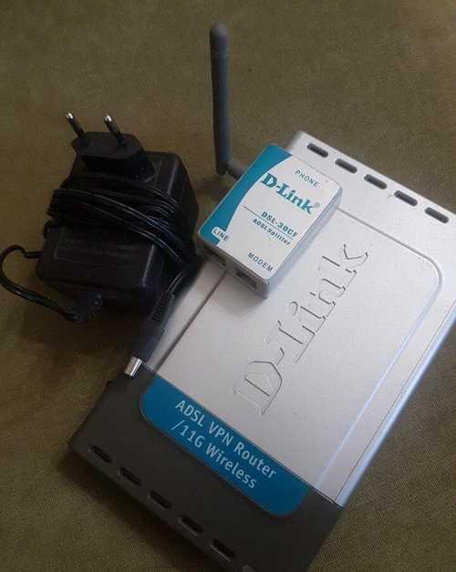 Adsl VPN router. D-Link DSL-G804V 4 порта 10/100