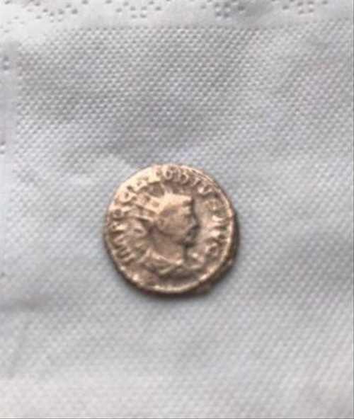 Античная монета. Древний рим. Оригинал. Медь