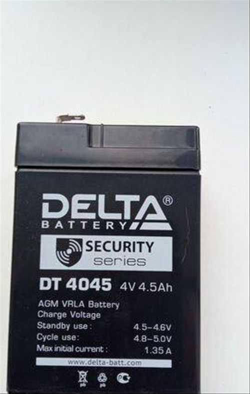 Аккумулятор Delta Battery DT 4045 4В 4.5Ач