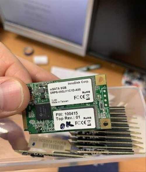 SSD Накопитель mSata 8GB. Гарантия