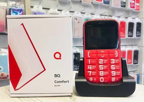 Телефон BQ Comfort BQ-2441 (новый, красный)