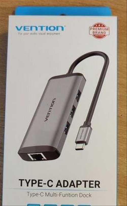 USB Хаб Vention Type-C 6 в 1