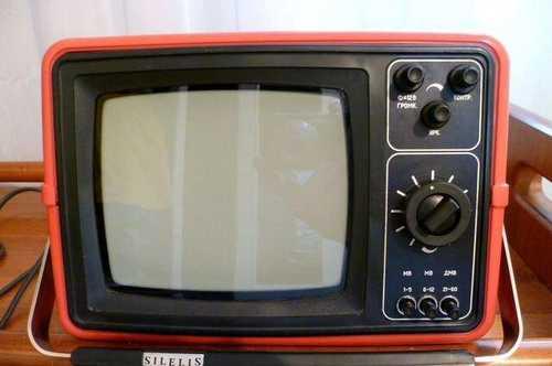 Шилялис 405д малогабаритный чб телевизор