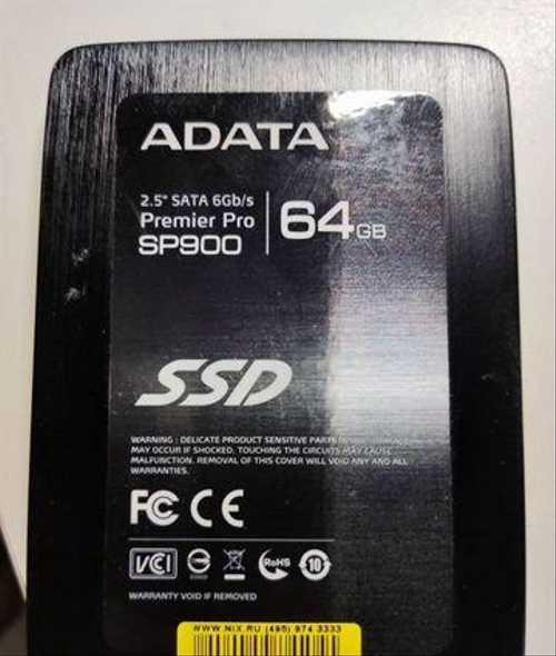 SSD 64gb adata SP900