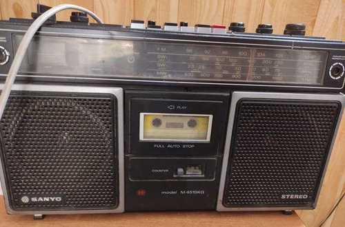 Stereo radio cassette recorder sanyo