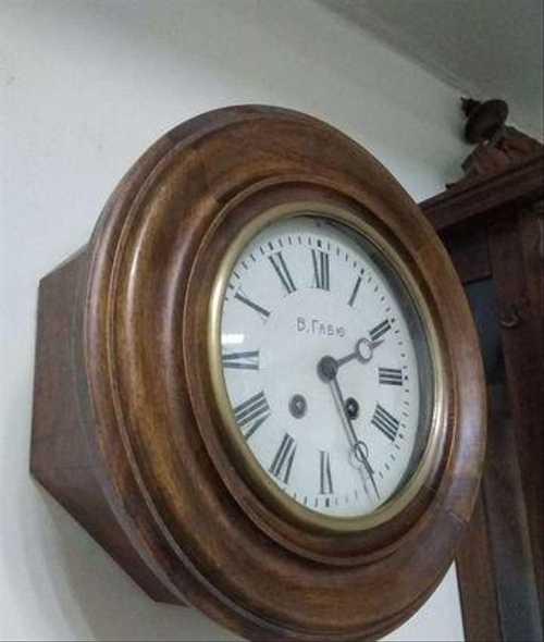 Продам старинные настенные часы "шайба" Механизм L