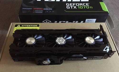 Видеокарта Inno3d iChill x4 GTX 1070 ti
