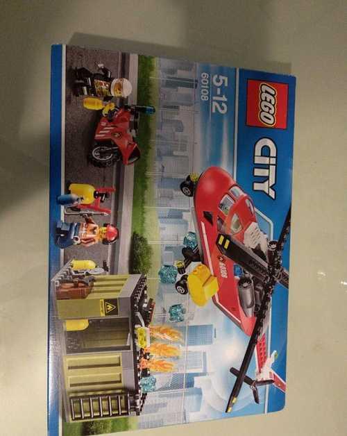 Lego City 60108 пожарная бригада