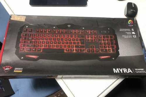 Игровая клавиатура Trust Myra GXT840