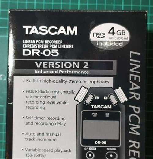 Портативный рекордер Tascam DR-05