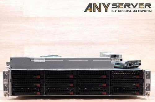 Сервер Supermicro 6028TR 8х E5-2697Av4 512Gb 12LFF