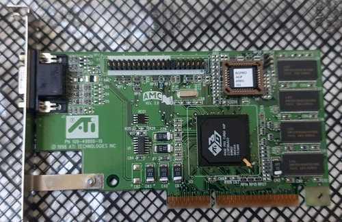 Видеокарта Ati Rage 3D PRO Turbo AGP VGA
