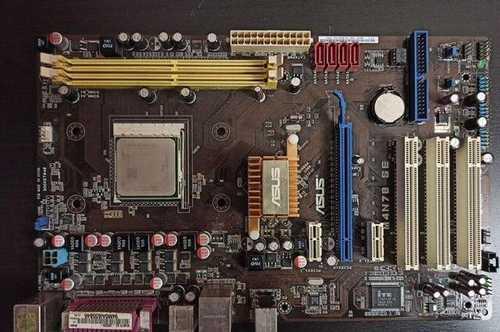 Комплект AMD мать asus и проц Athlon2 4ядра не раб