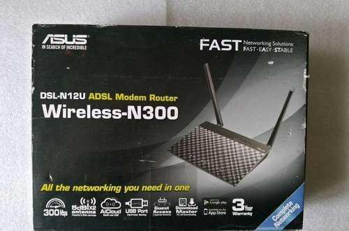 Роутер asus DSL-N12U