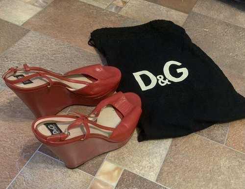 Босоножки кожа D&G