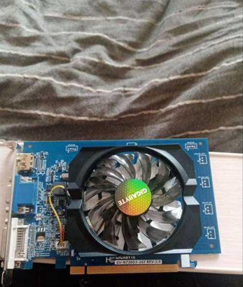 Видеокарта gigabyte nvidia GeForce GT 730, GV-N730