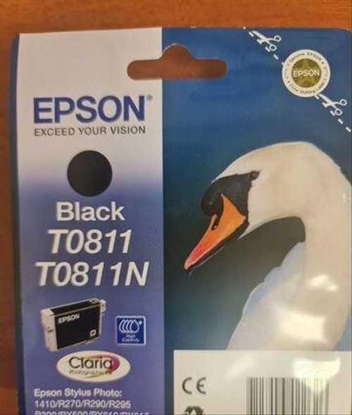 Картридж Epson T0811, черный / C13T11114A10