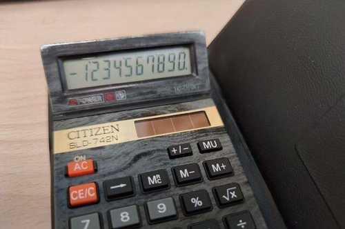 Калькулятор Citizen SLD-742N