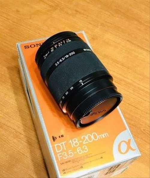 Объектив Sony DT 18-200mm F3.5-6.3 (SAL 18200)