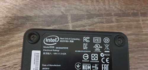 Мини Компьютер core i5. intel nuc dc53427hye