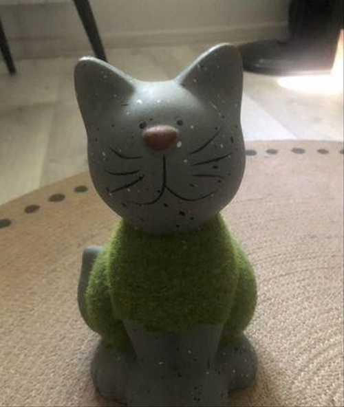 Статуэтка керамическая кот