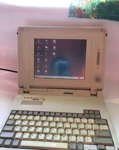 Ретро ноутбук Compaq lte elite 4/40c