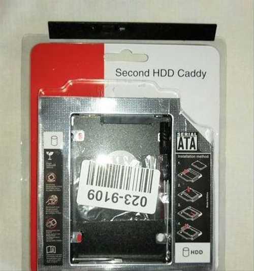 Переходник HDD/SSD DVD Optibay 12.7 мм SATA
