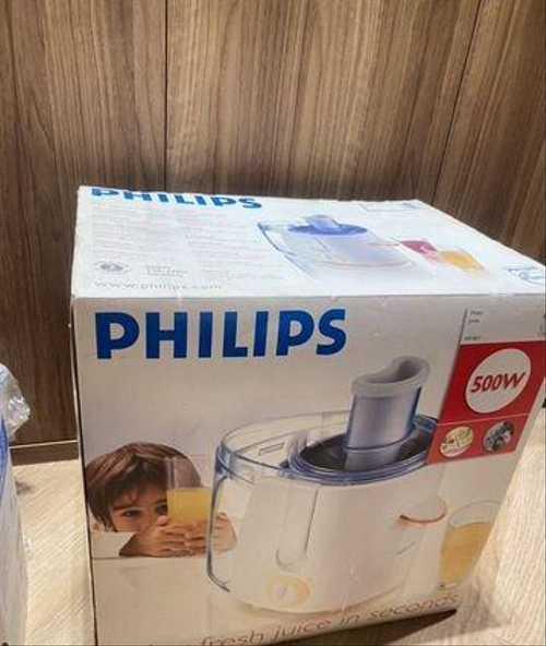 Соковыжималка новая philips hr1851