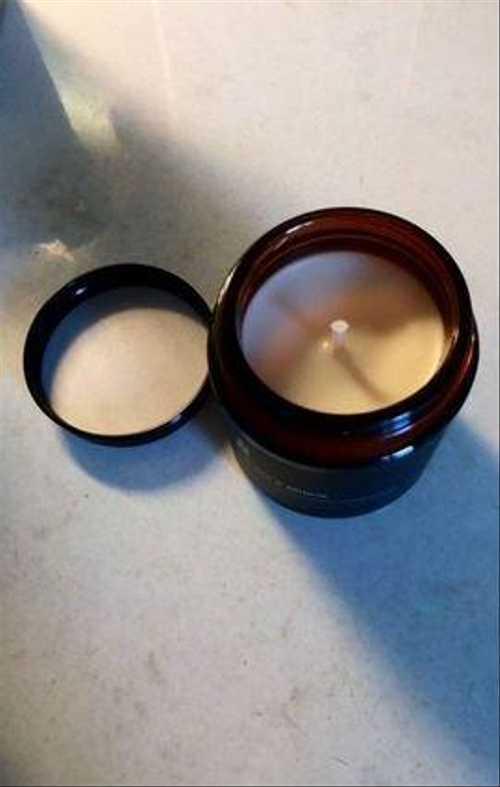 Ароматическая свеча из соевого воска Сандал/ваниль