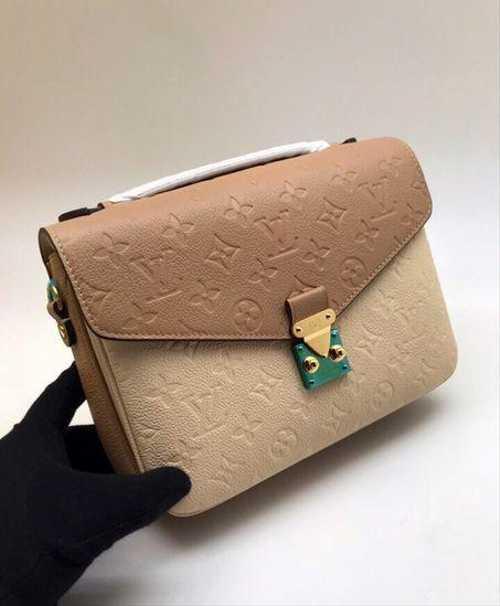 Сумка Louis Vuitton pochette metis бежевый