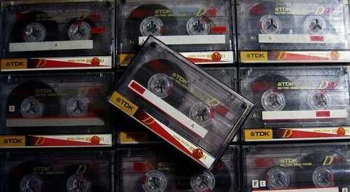 Аудиокассеты TDK D 90 - 10 штук