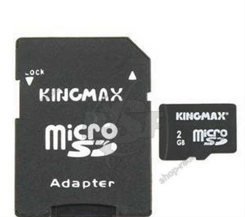 Карта памяти Kingmax microSD 2Gb + SD adapter | Festima.Ru - Мониторинг ...