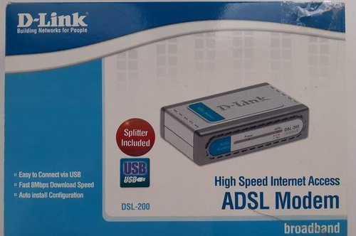 Adsl Modem D-Link DSL-200