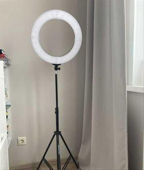 Профессиональная кольцевая лампа, диаметр 41 см
